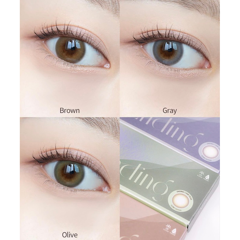 {{พร้อมส่ง}} รายวัน OLENS รุ่น ENDING 1day Brown, Gray, Olive ...