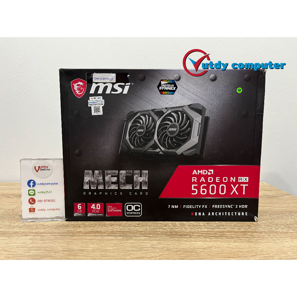 MSI RADEON RX 5600 XT MECH 6GB GDDR6 | Shopee Thailand