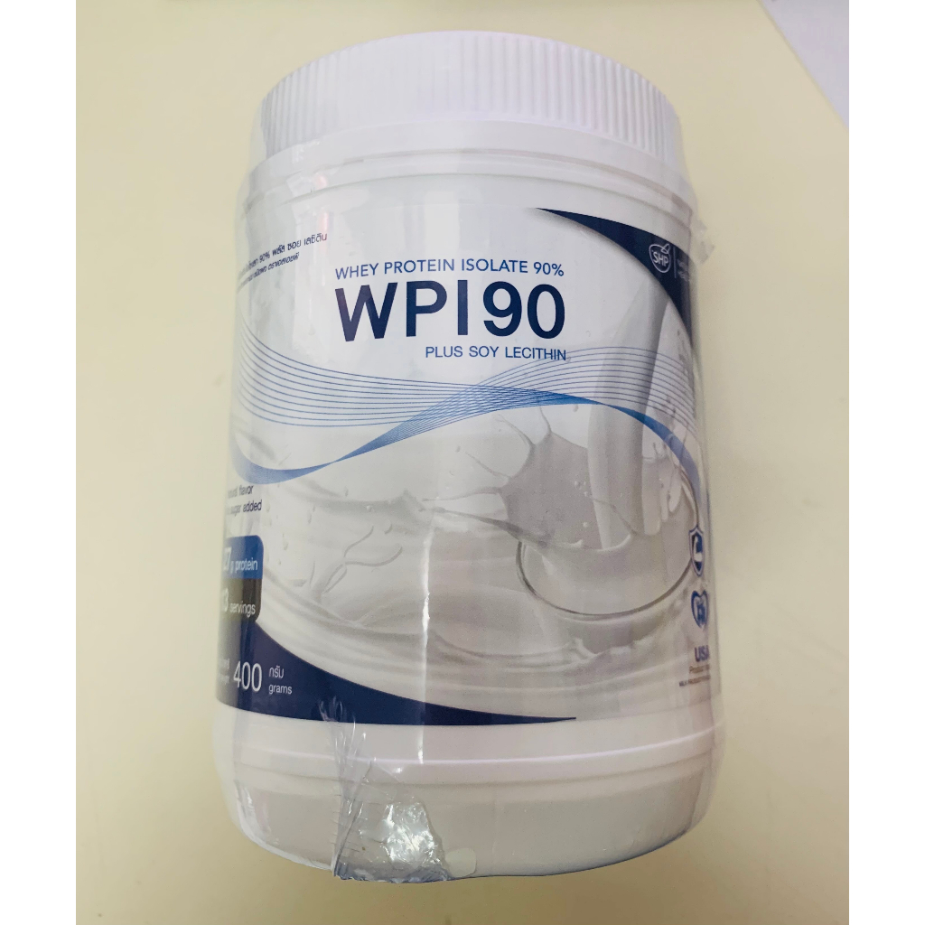 โปรตีน WPI 90 Whey Protein Plus Soy Lecithin 400g ของแท้ | Shopee Thailand