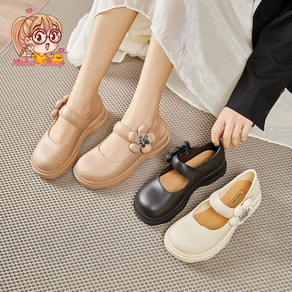 Anna shop รองเท้าคัชชูผู้หญิง🩰 แฟชั่นเกาหลี รองเท้าหัวโต 🎉ใส่แล้วน่ารัก ...