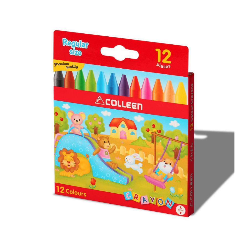COLLEEN CRAYON ดินสอสีเทียนสำหรับวาดรูปและระบายสี | Shopee Thailand