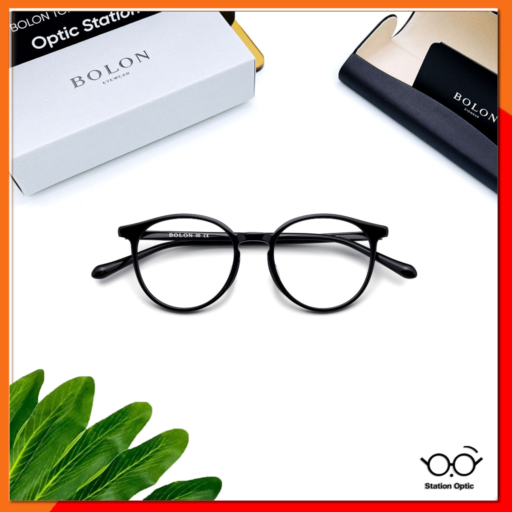 SS22 Bolon Eyewear Tortona BJ3139 B10 Black กรอบแว่นตา ชั้นนำจาก ...
