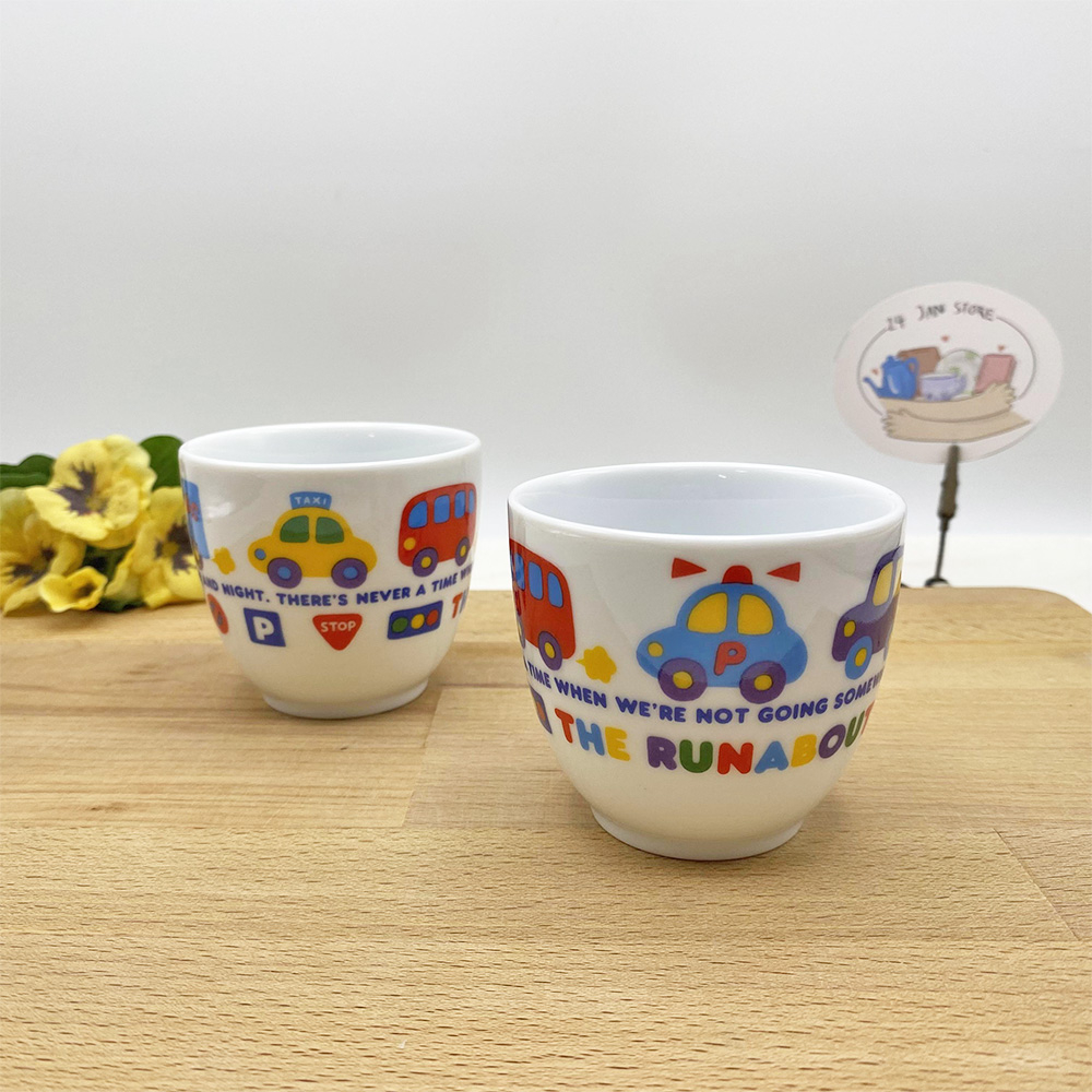 แก้วน้ำมีหูจับ ลายน้องรถ The Runabouts จากซานริโอ้ | Shopee Thailand