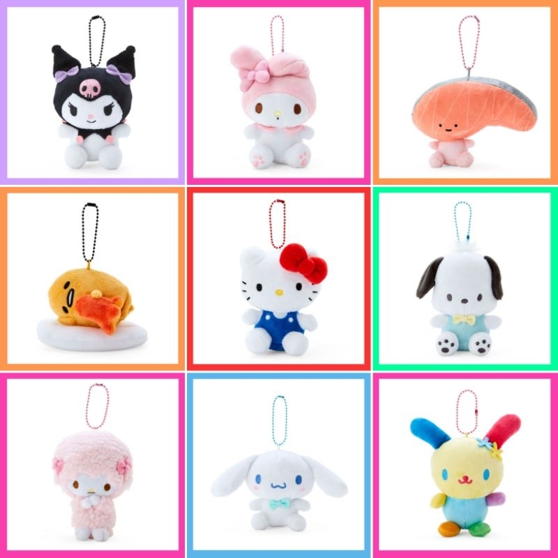 💚 แท้ 100% พวงกุญแจตุ๊กตา Sanrio keychain 💖 ตุ๊กตา Sanrio doll รุ่น ...