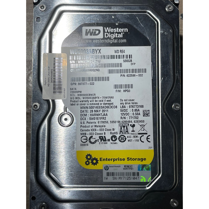 HDD PC hdd 3.5 ฮาร์ทดิสก์ มือ2 hdd Pc 160g 250g 320g 500g 1tb 2tb 4tb ใช้งานปกติ ไม่ติดสี เขียว ...