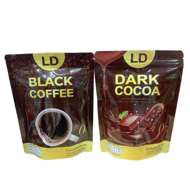 LD Black Coffee แอลดีแบล็ค คอฟฟี่ &Dark cocoa ดาร์คโกโก้ แบรนด์แม่ตั๊ก ...