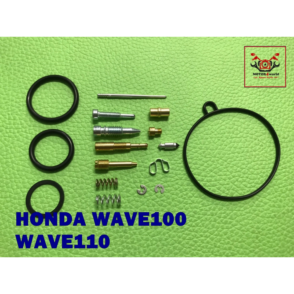 CARBURETOR REPAIR KIT Fit For HONDA WAVE100 WAVE110 // ชุดซ่อมคาร์บู ...