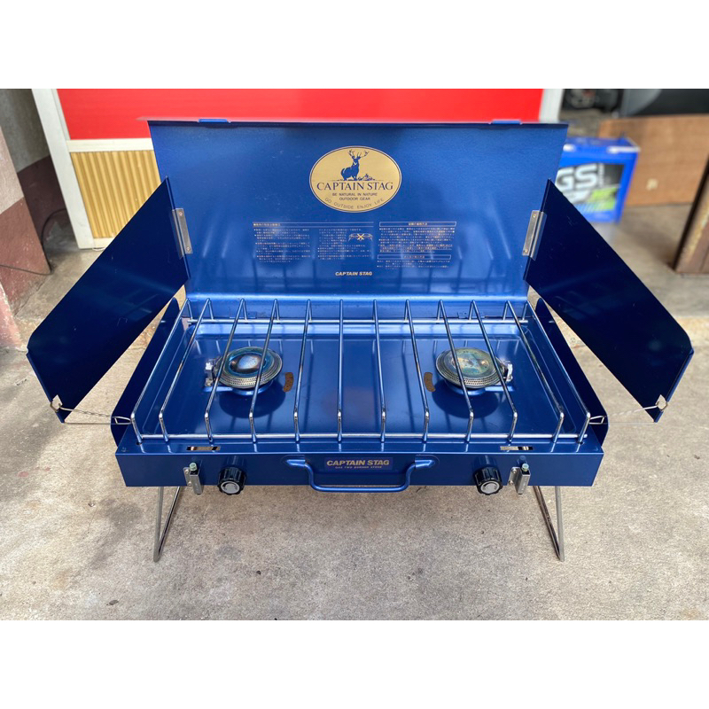 เตาแก๊ส 2 หัว ยี่ห้อ Captain Stag Gas Two Burner Stove | Shopee Thailand