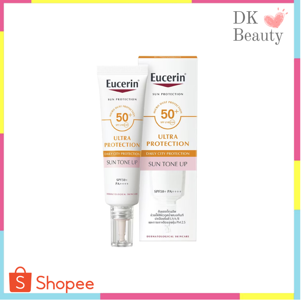 [164] Eucerin ULTRA PROTECTION SUN TONE UP SPF50+ PA++++ 30 ML กันแดด ปกป้องฝุ่น PM 2.5 | Shopee ...