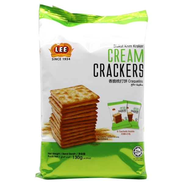 LEE Cream Crackers ครีม แครกเกอร์ 130g.*24 | Shopee Thailand