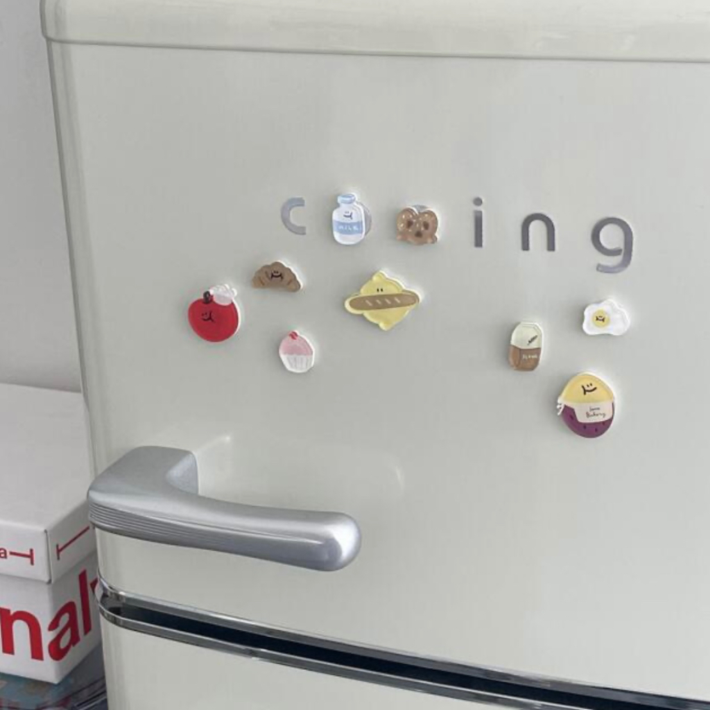 [พร้อมส่ง] second morning • — semo bakery magnet แม่เหล็กติดตู้เย็น ...