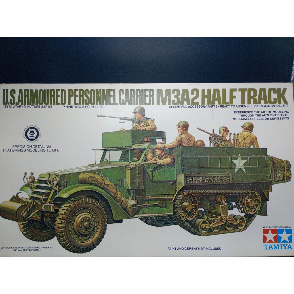 1/35 M3A2 Personnel Carriage Half track car Tamiya #35070 เคยประจำการใน ...