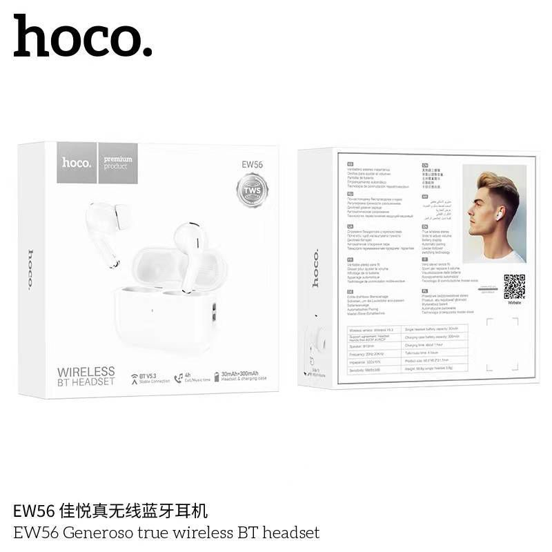 Hoco EW56 หูฟังบลูทรู ไร้สาย เสืยงดีใหม่ร่าสุด แท้100% | Shopee Thailand