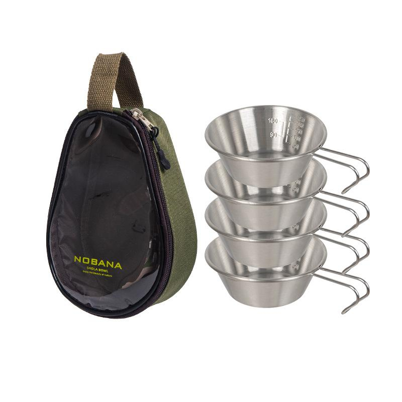 ถ้วยเซียร่า ชามสแตนเลส Siera Cup กระเป๋าใส่อุปกรณ์ Camping ถ้วย Siera ...