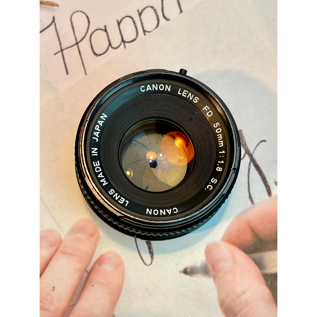 CANON LENS FD 50MM.F1.8 S.C FD MOUNT | Shopee Thailand
