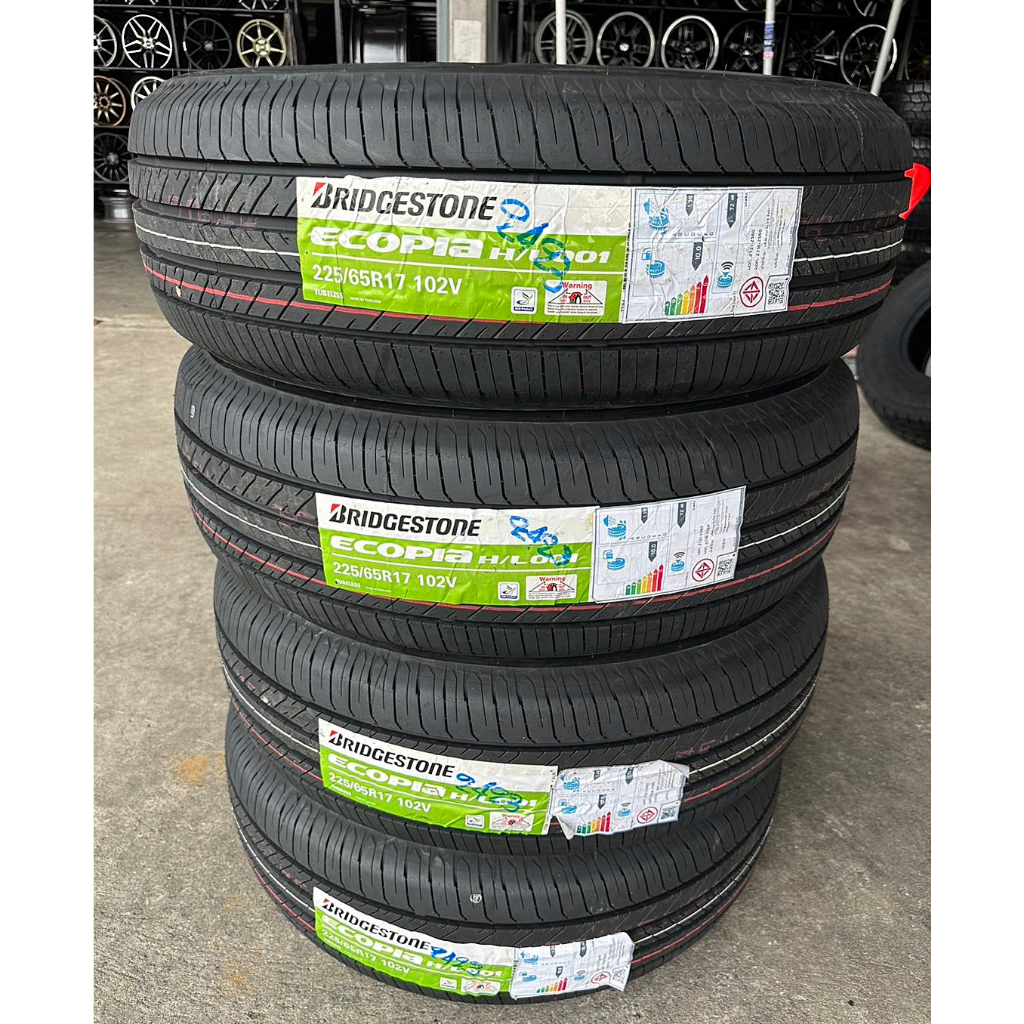🔴 ยาง "#บริดจสโตน" Bridgestone Ecopia H/L 001 ผลิตไทย 🇹🇭🇹🇭225/65R17 ปี ...