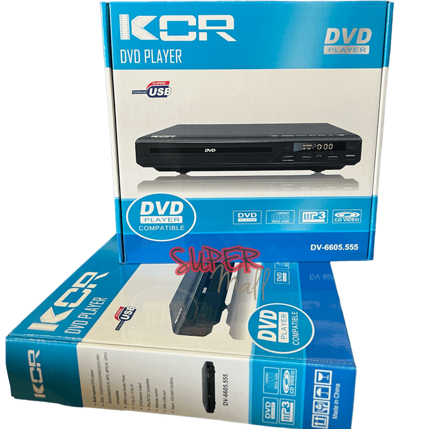DVD เครื่องเล่น DVD CD VIEDIO MP3 เครื่องเล่นแผ่น ยี่ห้อ KCR รุ่น ...