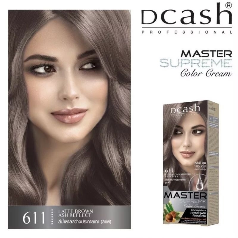 Dcash ดีแคช โปรเฟสชั่นนอล มาสเตอร์ ซูพรีม Dcash Professional Master Supreme Color Cream สีผม ...