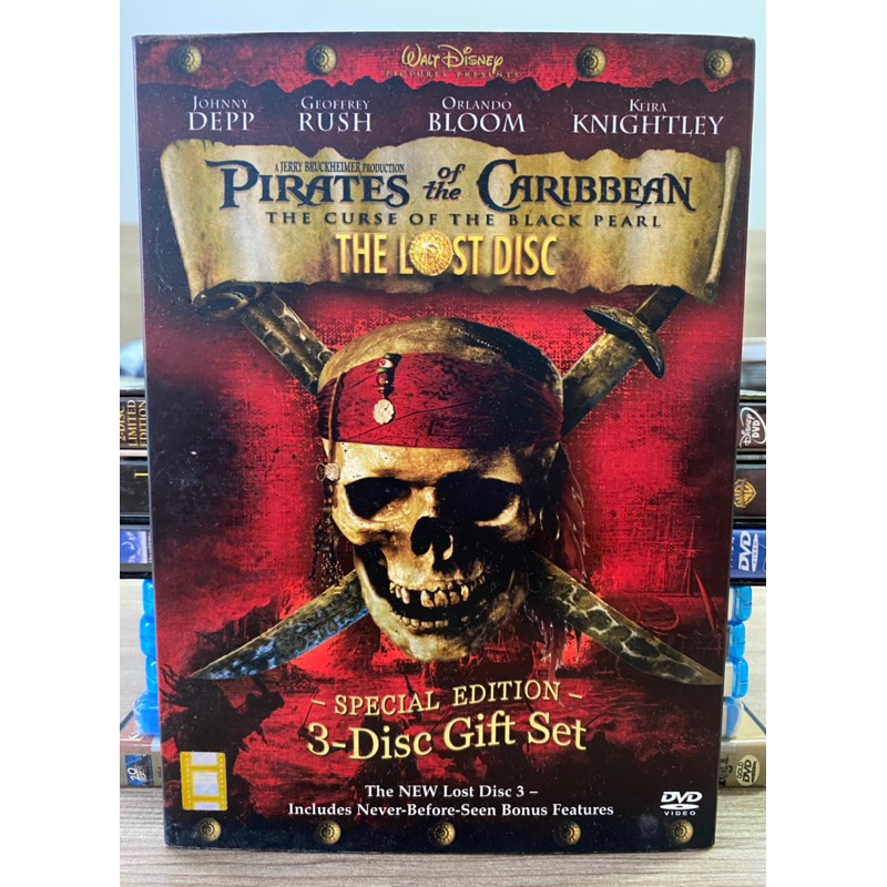 DVD : PIRATE of the CARIBBEAN - THE CURSE OF THE BLACK PEARL. (CVD 3 ...