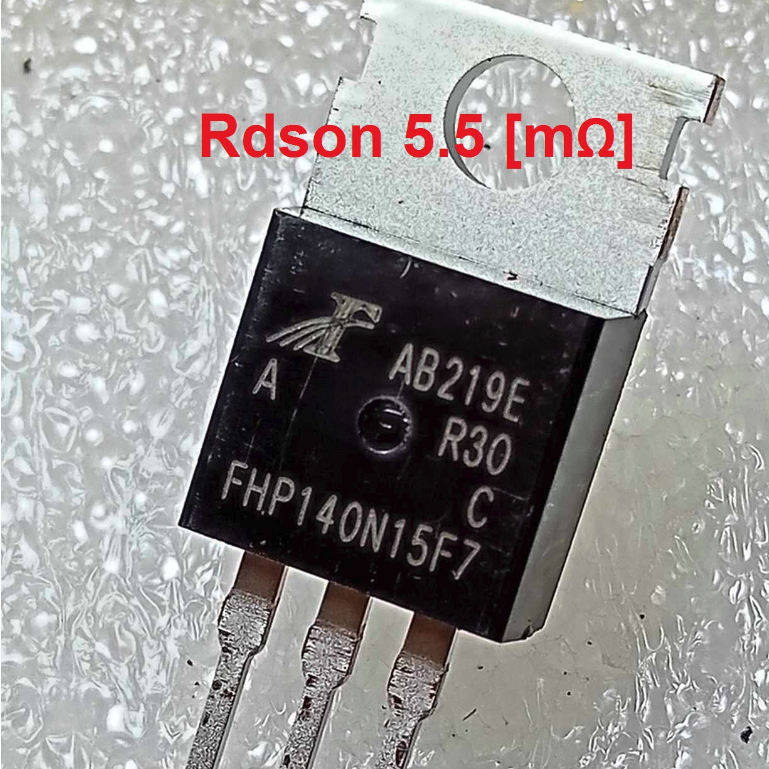 ของใหม่ FHP140N15F7 140A 150V N-Mosfet TO-220 ( Technology SGT - Mosfet ) เบอร์ชนของ NCEP15T14 ...