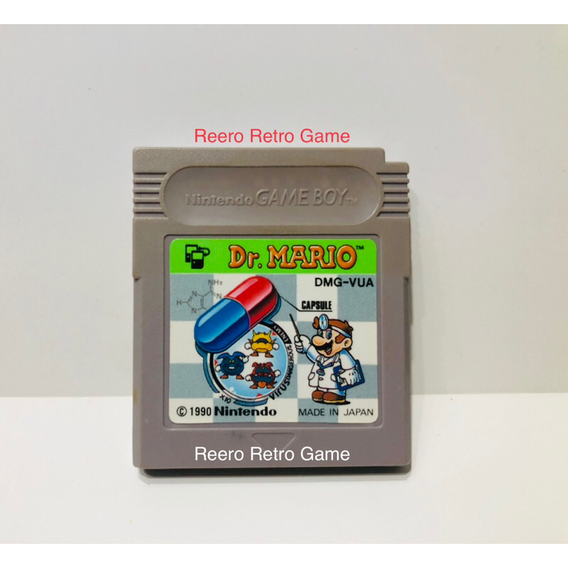 Dr.Mario (GB) ตลับ Game Boy (GB) ของแท้จากญี่ปุ่น สภาพสวย DMG-VUA ...