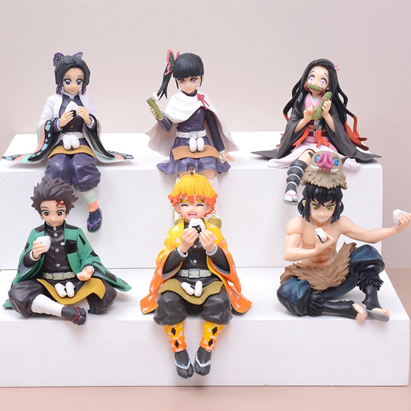 โมเดลฟิกเกอร์ PVC อนิเมะ Demon Slayer Kamado Tanjirou Agatsuma Zenitsu ...