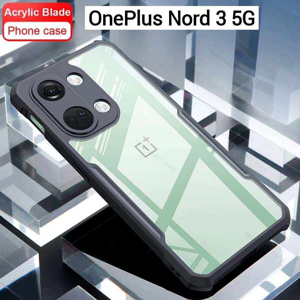 OnePlus Nord3(พร้อมส่งในไทย)เคสกันกระแทกขอบสีหลังใสOnePlus Nord 3 5G/OnePlus Ace 2Vตรงรุ่น ...