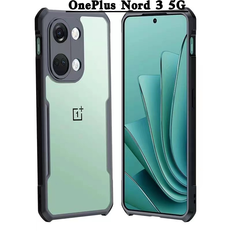 OnePlus Nord3(พร้อมส่งในไทย)เคสกันกระแทกขอบสีหลังใสOnePlus Nord 3 5G/OnePlus Ace 2Vตรงรุ่น ...