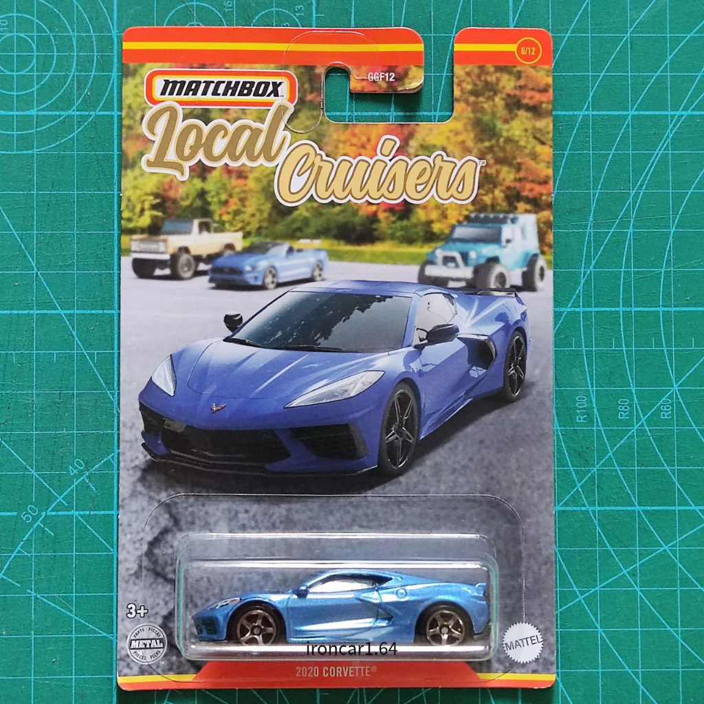 โมเดลรถ matchbox รุ่น corvette c8 สีน้ำเงิน | Shopee Thailand