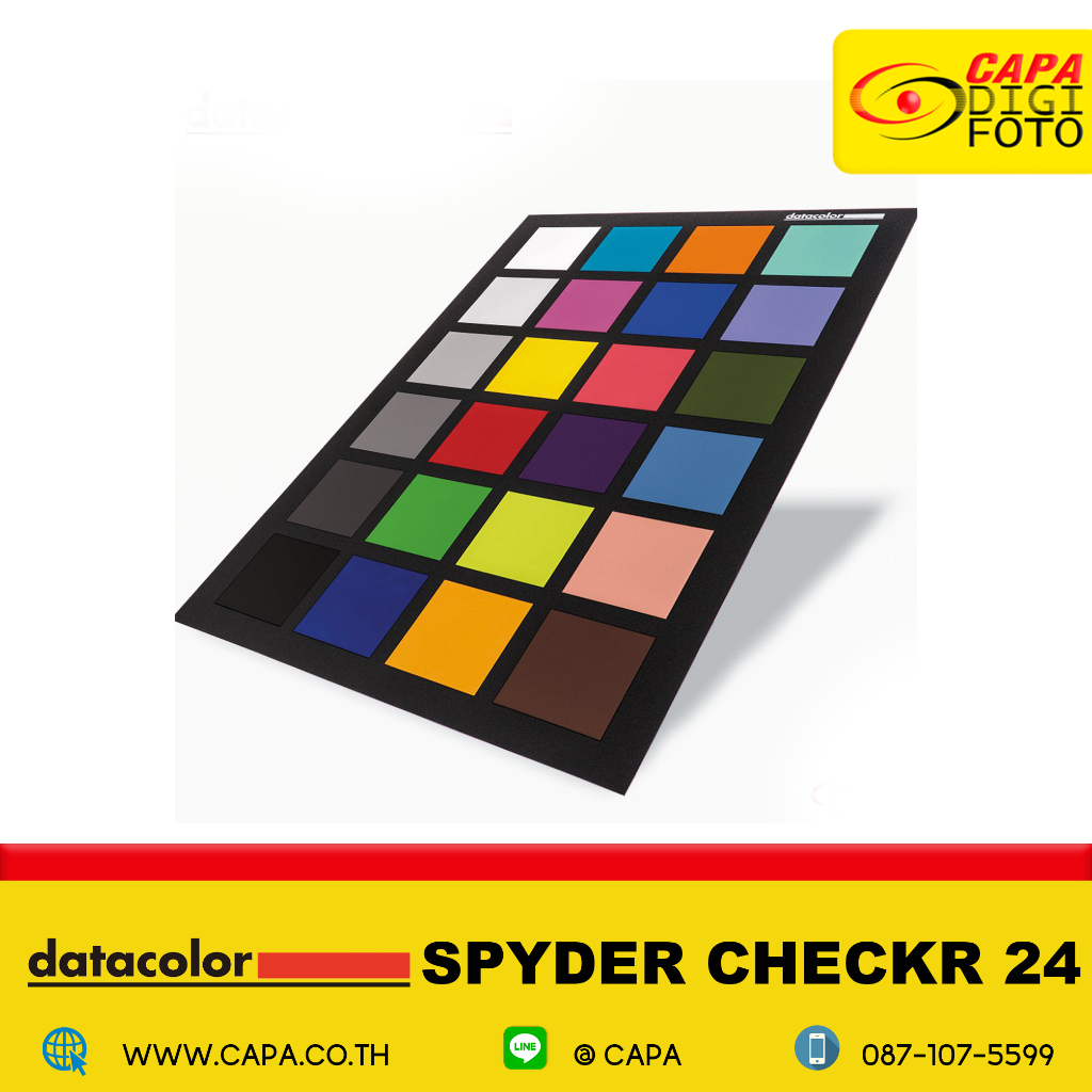SPYDER CHECKER Checkr 24 CAMERA COLOR CORRECTION FOR PHOTO & VIDEO ...