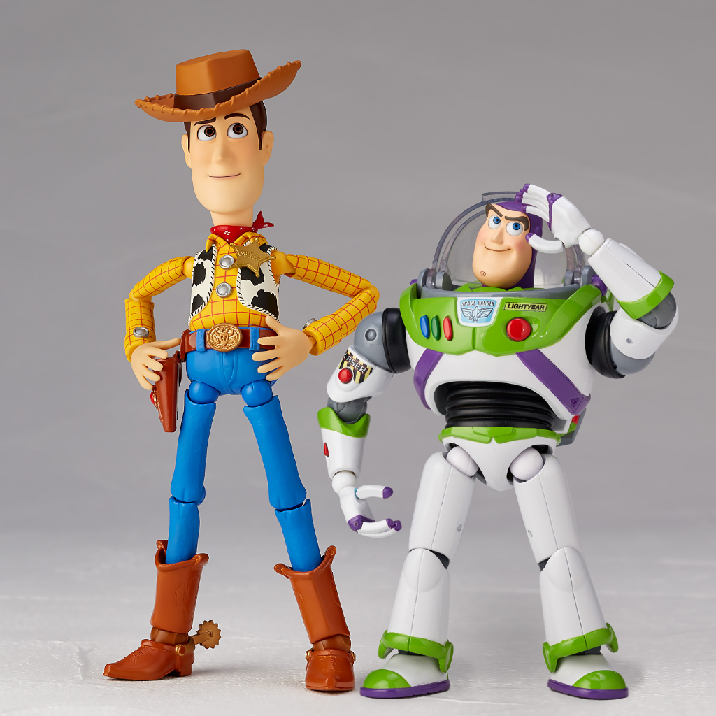 Kaiyodo - Revoltech "Toy Story" Woody & Buzz Lightyear Ver. 1.5 [พร้อม ...