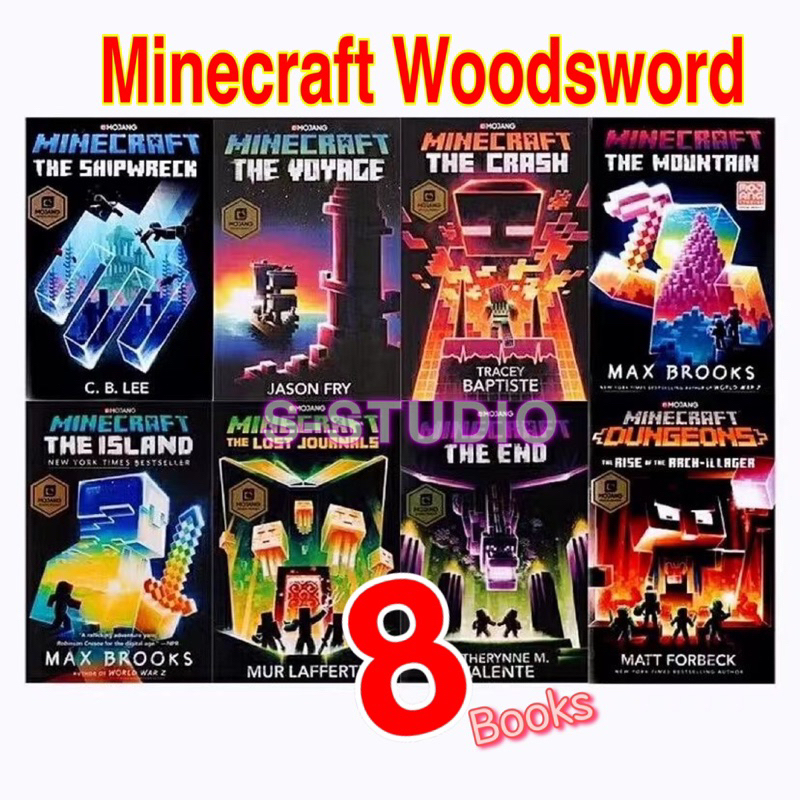 Minecraft Woodsword Chronicles Series set 8books หนังสือภาษาอังกฤษ ...
