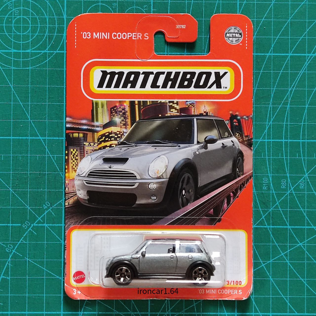 โมเดลรถ matchbox รุ่น mini cooper s สีเทา | Shopee Thailand