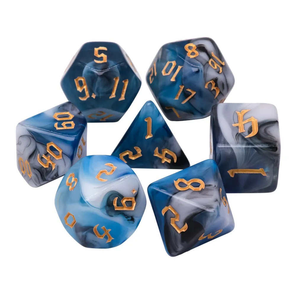 ลูกเต๋า Dice Set of 7 | For DnD D&D MTG RPG TRPG Boardgames เกมกระดาน ...