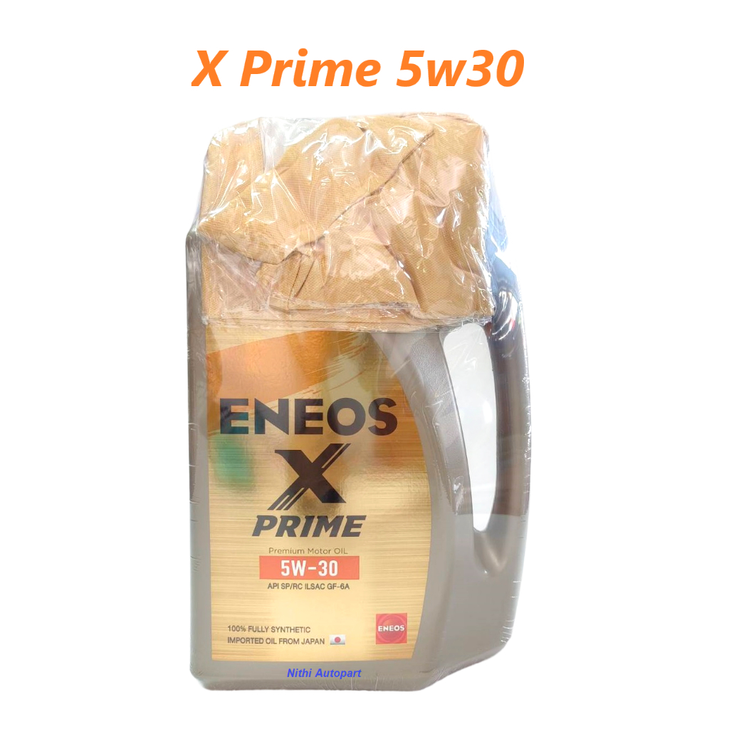 ENEOS X PRIME น้ำมันเครื่องเบนซินสังเคราะห์แท้ เอเนออส SP 5w30 5w-30 5w40 5w-40 0w20 0w-20 4 ล. ...