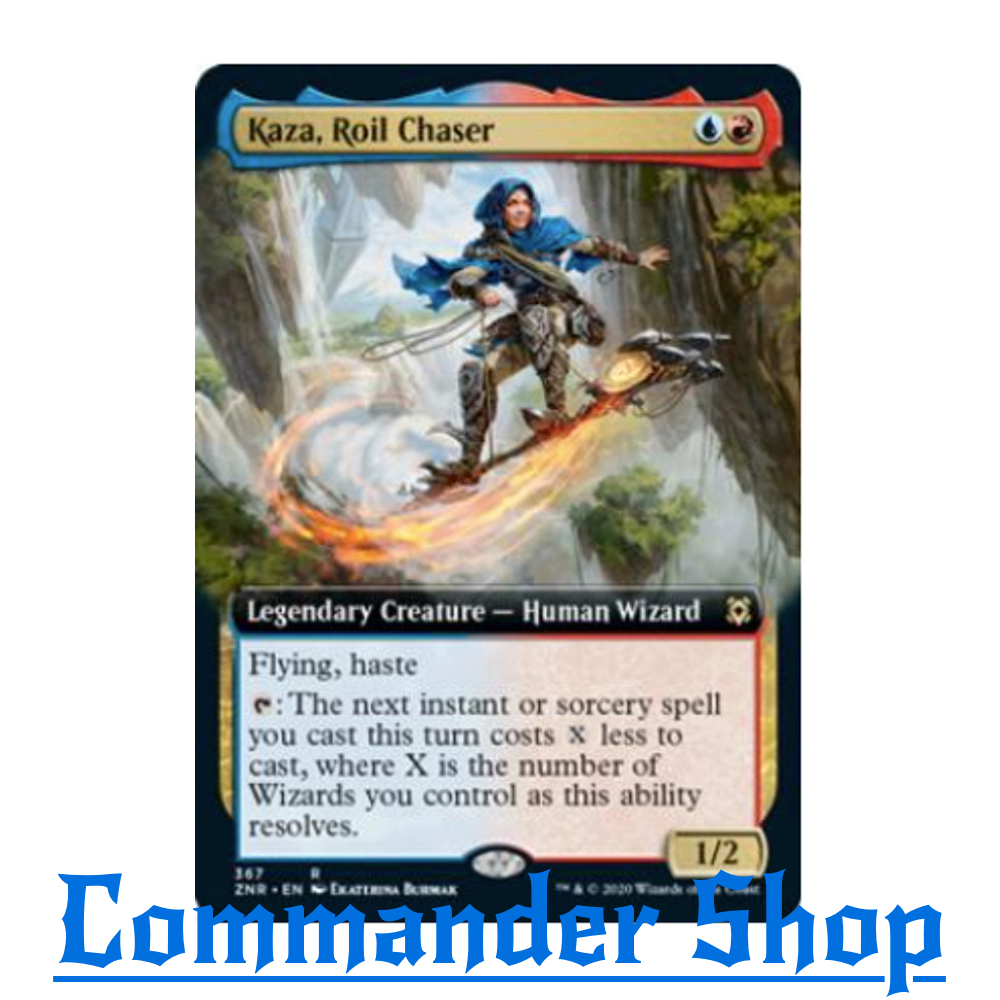 Kaza, Roil Chaser (Legendary Creature - Human Wizard) Blue Red Mv2 Pw1 ...
