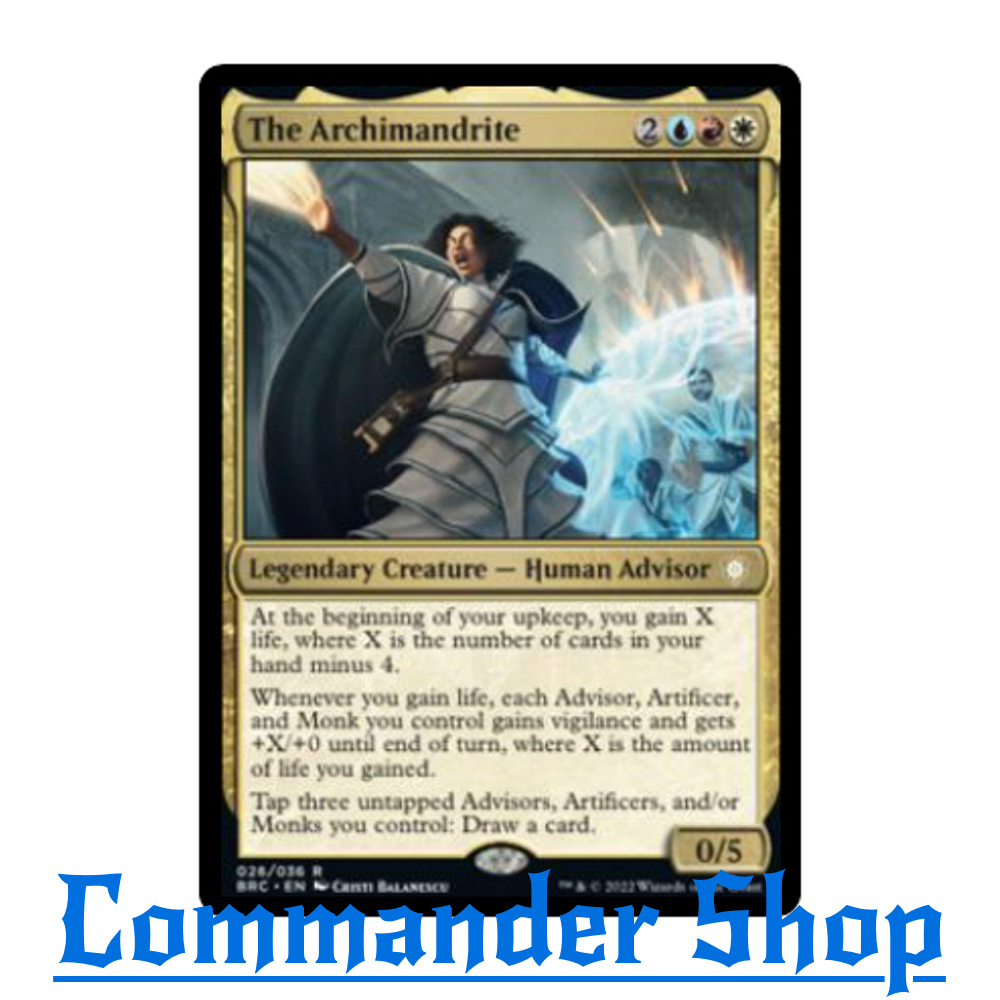 The Archimandrite (Legendary Creature - Human Advisor) Blue Red White ...