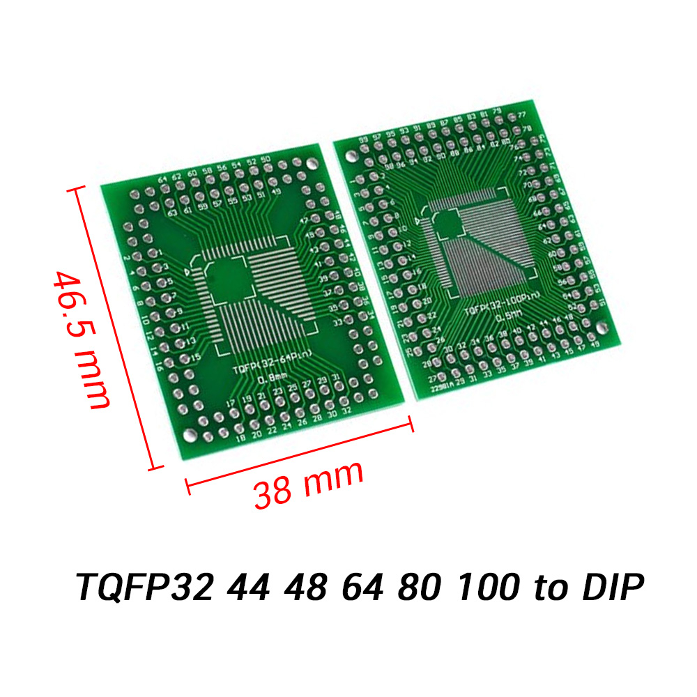 พีซีบี บอร์ดแปลง SMD TQFN TQFP QFN SOP SSOP TSSOP to DIP DIL 2.54 SOP8 SOP14 SOP16 SOP20 SOP24 ...