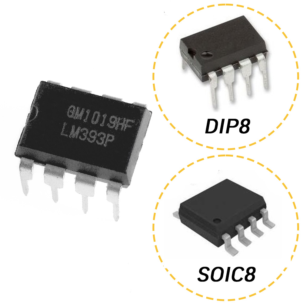 (2ตัว /5ตัว) ไอซี LM393 LM358 LM339 LM741 UA741 TL072 DIP8 LM324 TL064 ...