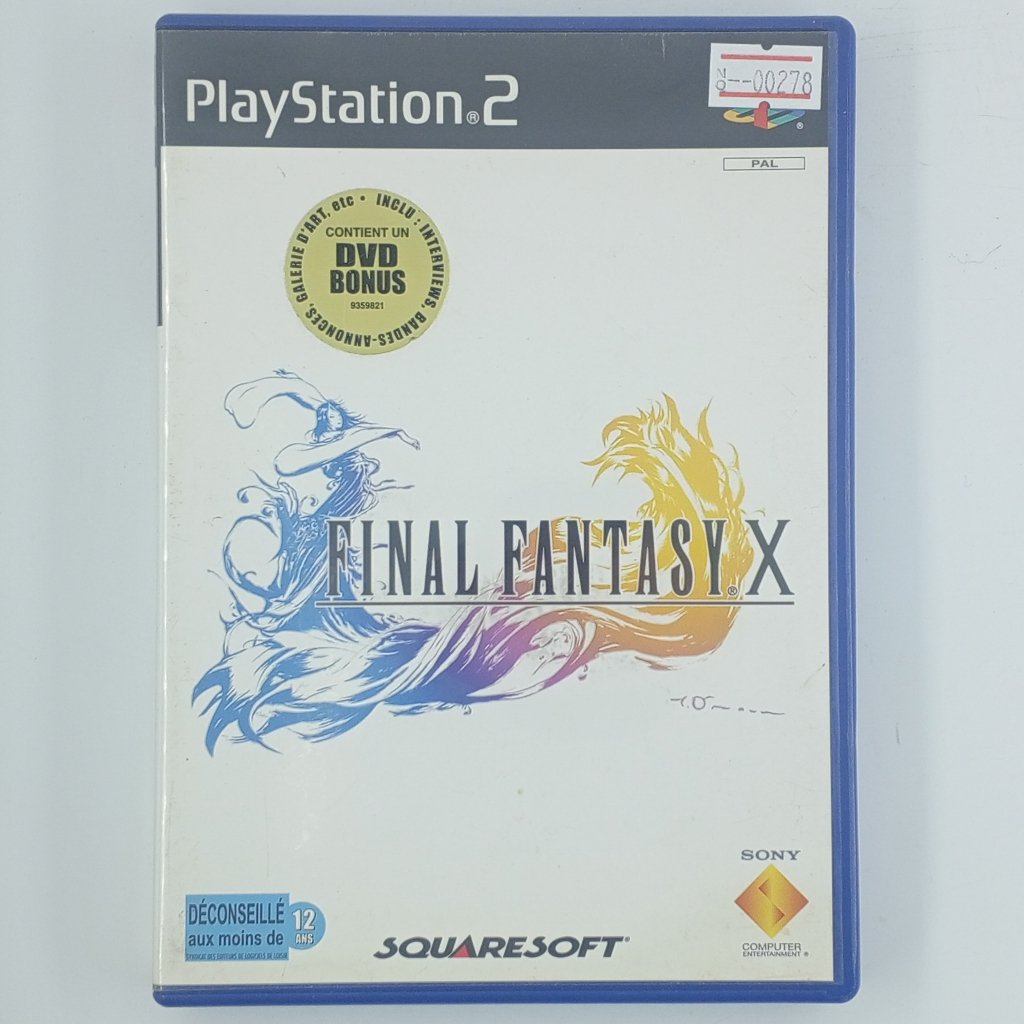 [00278] FINAL FANTASY X (PAL)(PS2)(USED) แผ่นเกมแท้ มือสอง !! | Shopee Thailand