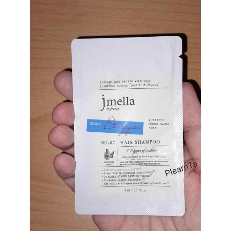 [ของแท้ 100%] แชมพู Jmella in france (6 ml.) | Shopee Thailand