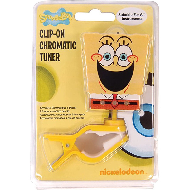 เครื่องตั้งสายลิขสิทธิ์ SpongeBob clip-on chromatic tuner | Shopee Thailand