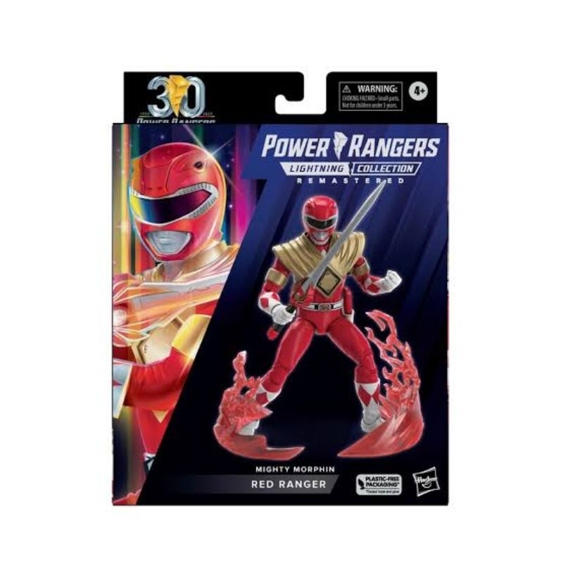 Hasbro Power Rangers Lightning Collection Remastered Red Ranger ...