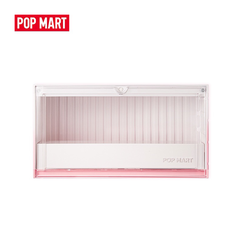 POPMART พร้อมส่ง กล่องLuminous Display Container สีขาวชมพู-สีดำแดง-สี ...