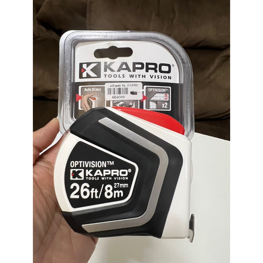 ตลับเมตร KAPRO ขนาด 5เมตร, 8เมตร ของแท้ 100% **จัดส่งแบบเก็บเงินปลายทางได้** | Shopee Thailand
