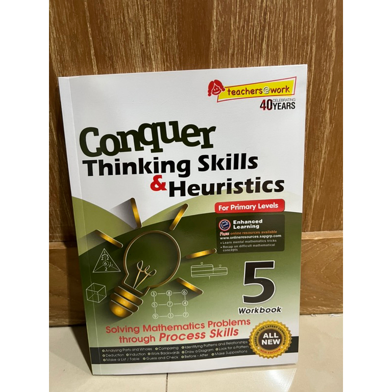 Conquer Thinking Skills & Heuristics for Primary 5 workbook แบบฝึก ... Conquer Thinking Skills & Heuristics for Primary 5 workbook แบบฝึก ...