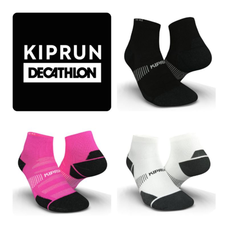 Decathlon Kiprun Mid Thick Ankle Running Socks ถุงเท้าวิ่งหุ้มข้อเนื้อ ...