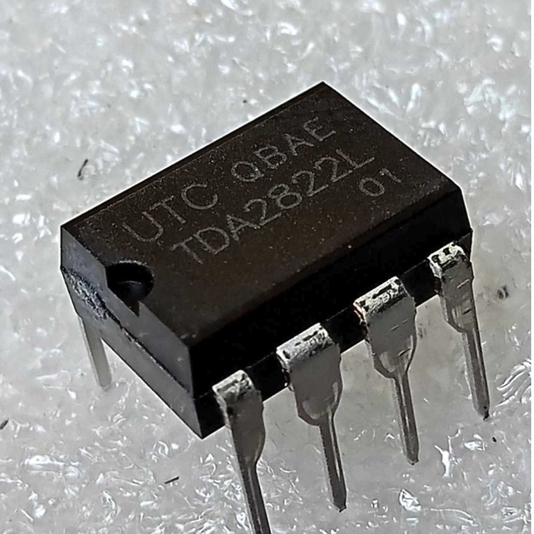 TDA2822 TDA2822L TDA2822M UTC & HLF ไอซีขยายเสียง Dual AMPLIFIER Bridge ...
