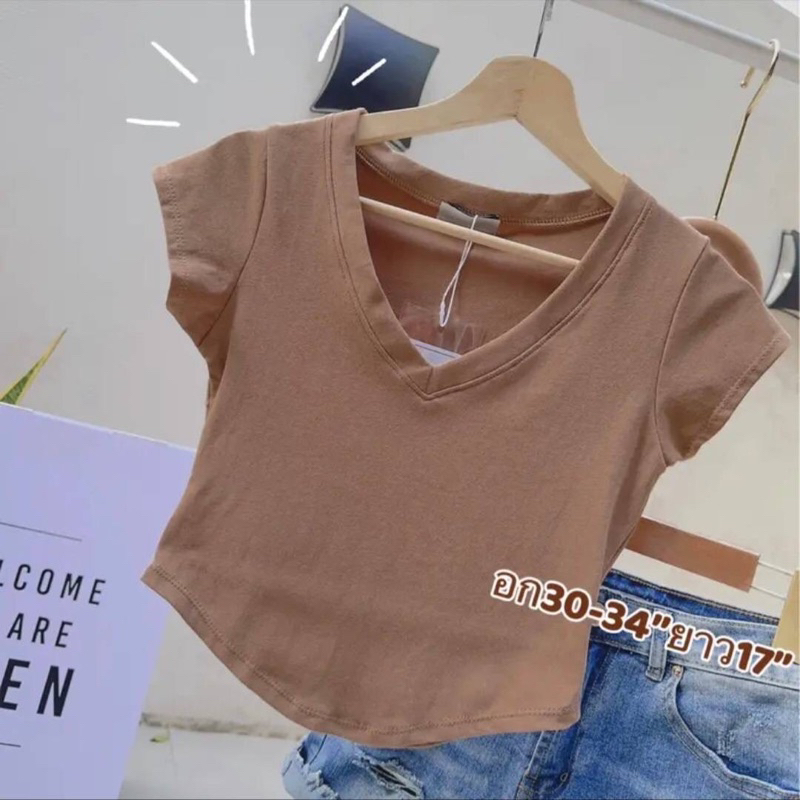 021 พร้อมส่ง*เสื้อยืดผ้ายูนิโคล่คอวีชายโค้งพอดีตัว งานป้าย DEE..ZYY ผ้าสวยใส่สบายแมทช์ง่ายได้ทุ ...