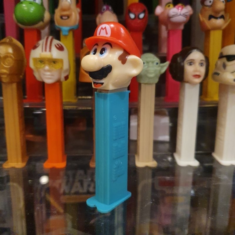 เพิ่มstock PEZ งานเก่าปี90s หลายแบบ Star wars / mario / disney ...